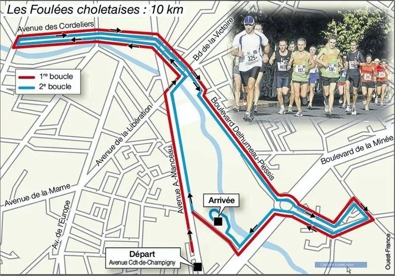 Les Foulées choletaises : le bon parcours dimanche 28. Sport - Cholet ...