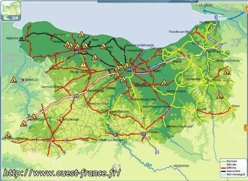 Neige. La circulation encore impossible sur de nombreuses routes du ...