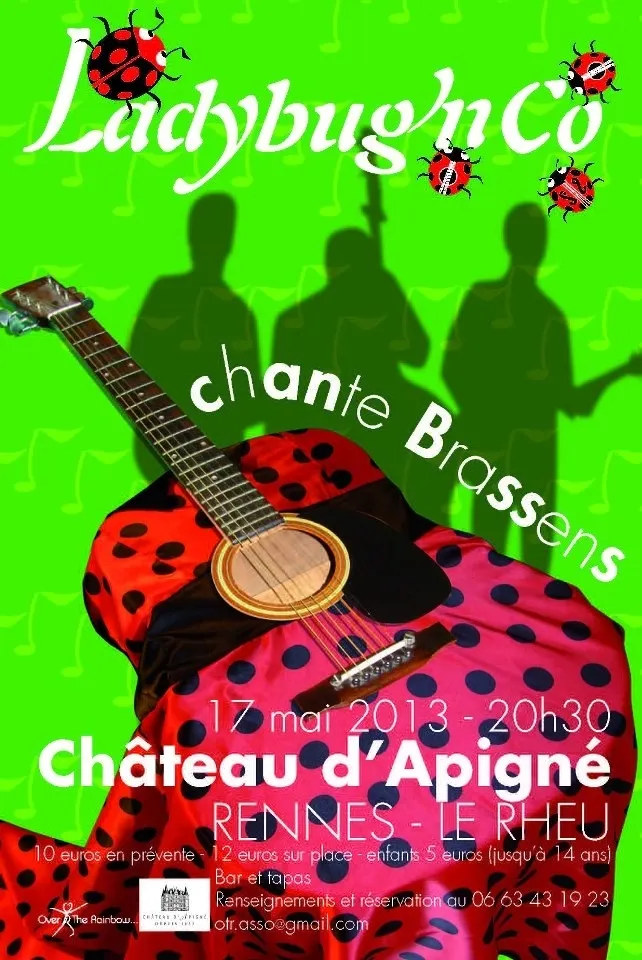 Concert Ladybug'n Co chante Brassens au Chateau d'Apigné internaute ...