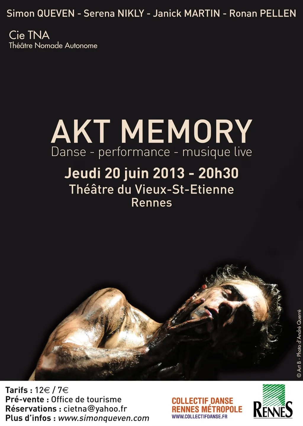AKT MEMORY - Cie TNA internaute - Rennes.maville.com