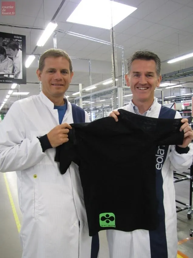 Combrée. Eolane invente le D-shirt, le vêtement connecté - Angers ...