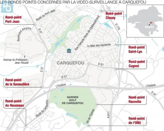 Carquefou. Des caméras dans la ville - Nantes.maville.com