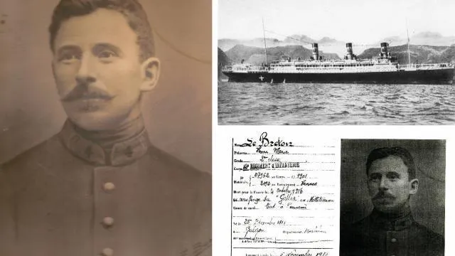 Guégon. Henri Le Breton, mort dans le naufrage du SS Gallia - Vannes ...