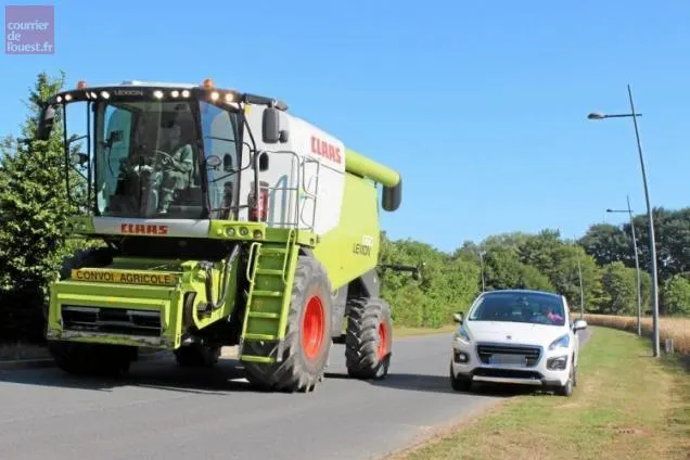 Maine-et-Loire. Sur la route, faites attention aux moissonneuses ...