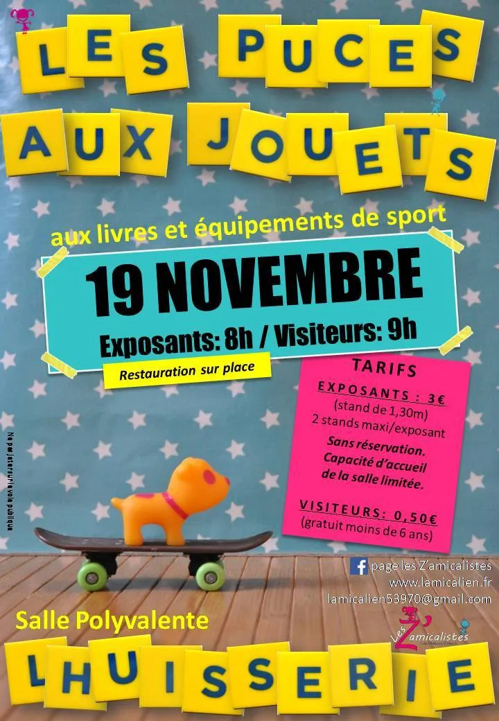 Puces aux jouets, livres et équipements de sport internaute - Laval ...