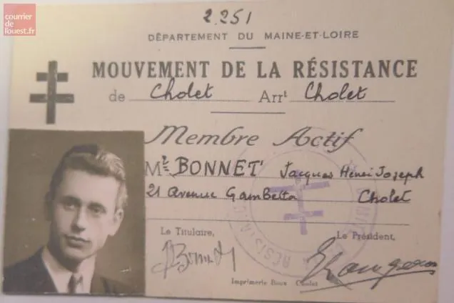 Cholet. Le résistant Jacques Bonnet avait écrit ses mémoires de guerre ...