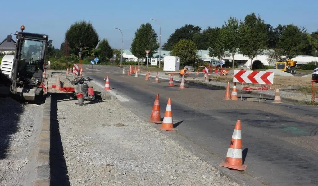 Goven. Travaux pour les arrêts de cars en cours - Rennes.maville.com
