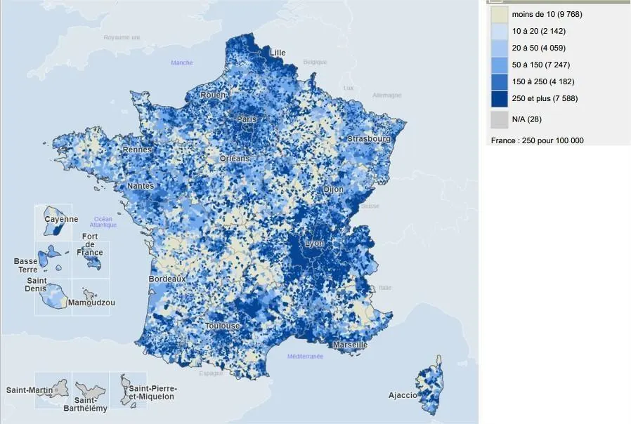 CARTE. Coronavirus : le niveau du taux d’incidence par commune dévoilé ...