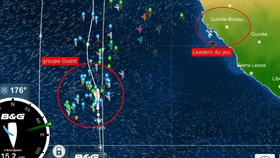 Virtual Regatta. Des situations bien différentes d’un groupe à l’autre ...