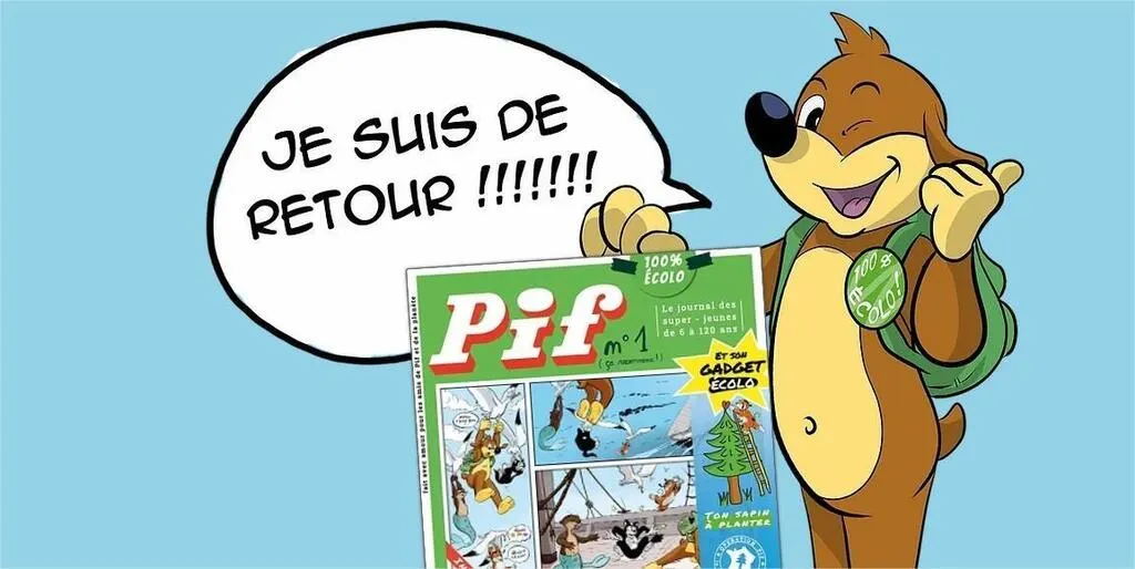 « Pif » de retour dans les kiosques mercredi avec « Pif le mag » et ...