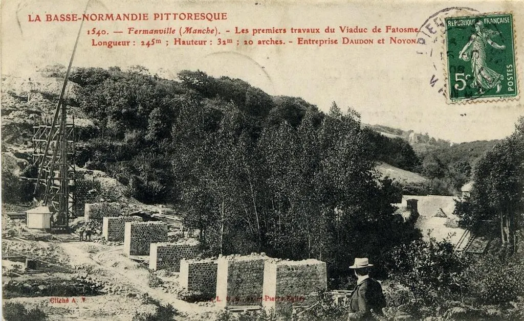 EN IMAGES. Manche : le viaduc de Fermanville, bijou du patrimoine ...
