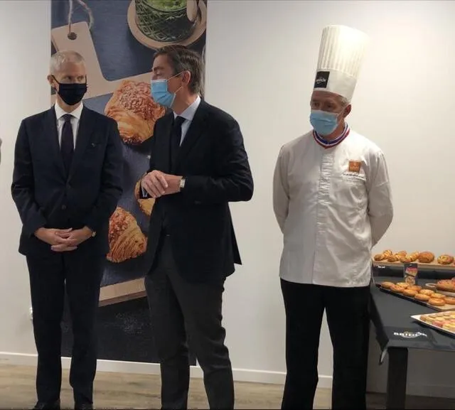 Louverné. Le ministre Franck Riester en visite à l’usine Bridor ...