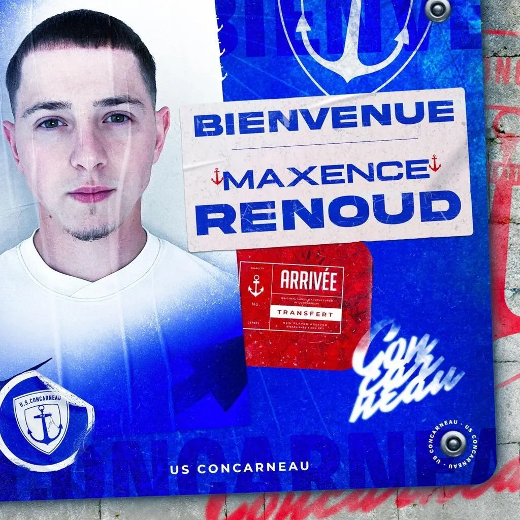 Football. National : l’US Concarneau fait le pari Maxence Renoud ...