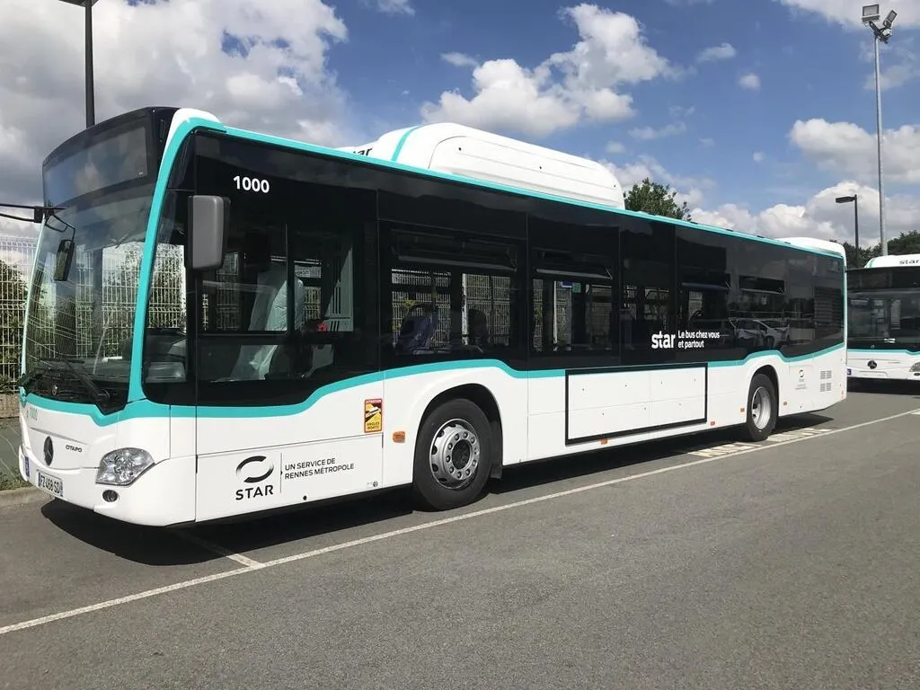 EN IMAGES. À Rennes, des bus au gaz naturel arrivent sur les lignes ...