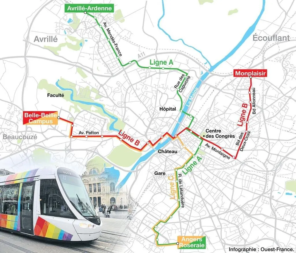 Se déplacer à Angers. Le bout du tunnel pour la très attendue 2e ligne ...