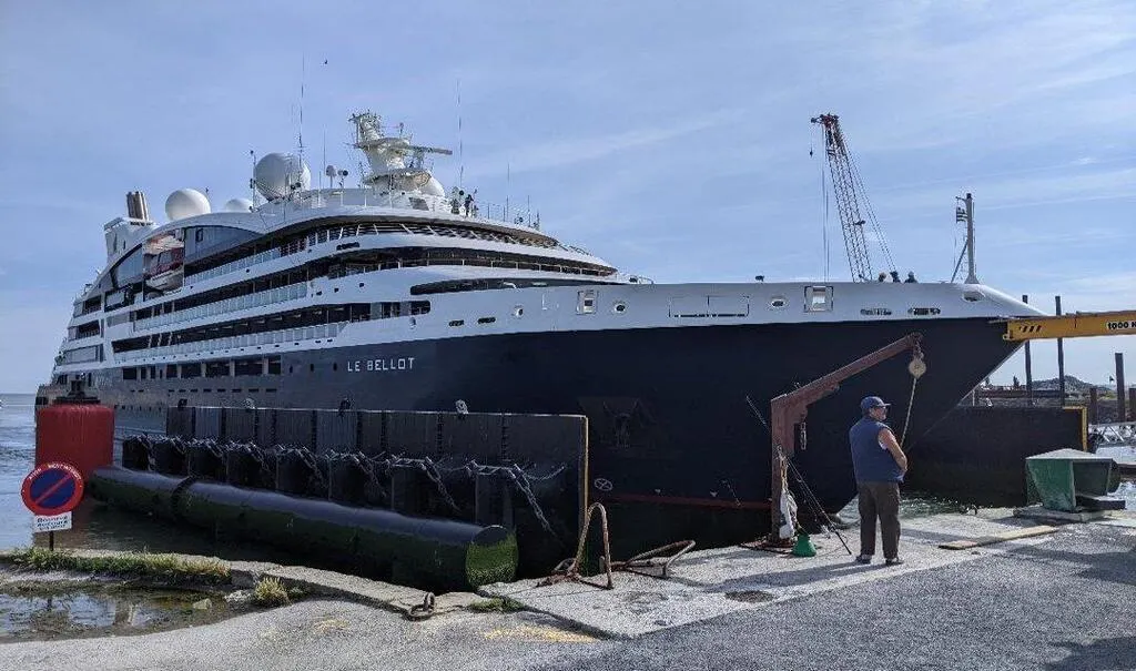 Ouistreham. Le navire de croisière Le Bellot fait escale - Caen.maville.com