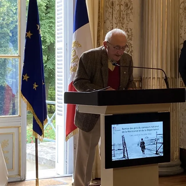 Calvados. Le collégien et le rescapé des camps de la mort nazis - Caen.maville.com