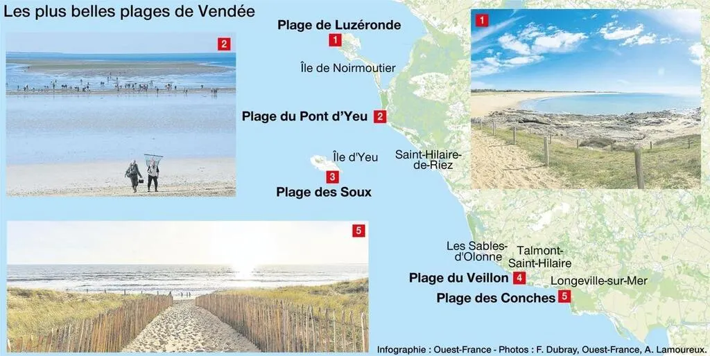Notre top 5 des plus belles plages de Vendée - La Roche sur Yon.maville.com