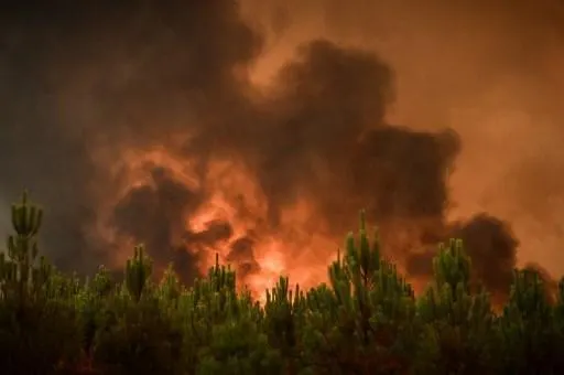 EN IMAGES. Les photos spectaculaires des incendies en Gironde - Laval ...