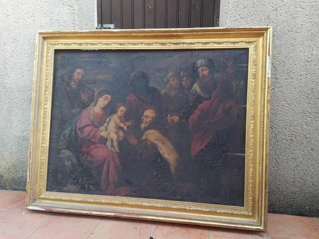 Un chèque de 8 000 euros pour restaurer ce tableau déposé devant le ...