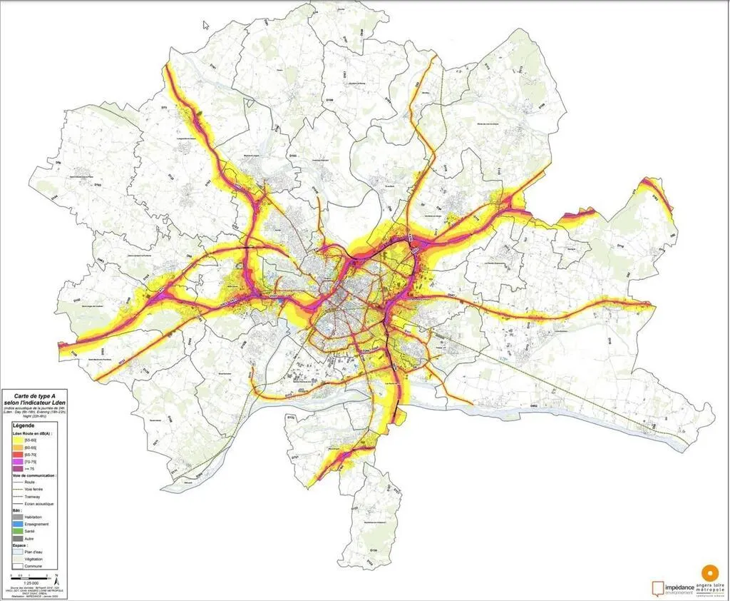Angers. Le bruit de la route impacte 4 % des habitants de l ...