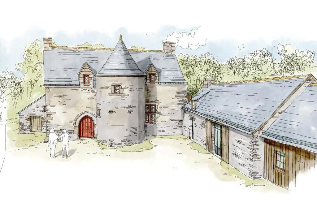 Les Fougerêts. Visite guidée du manoir de la cour de Launay, avant sa ...