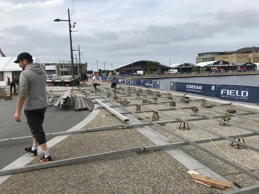 REPORTAGE. À Saint-Malo, le Village de la Route du Rhum s’active pour ...