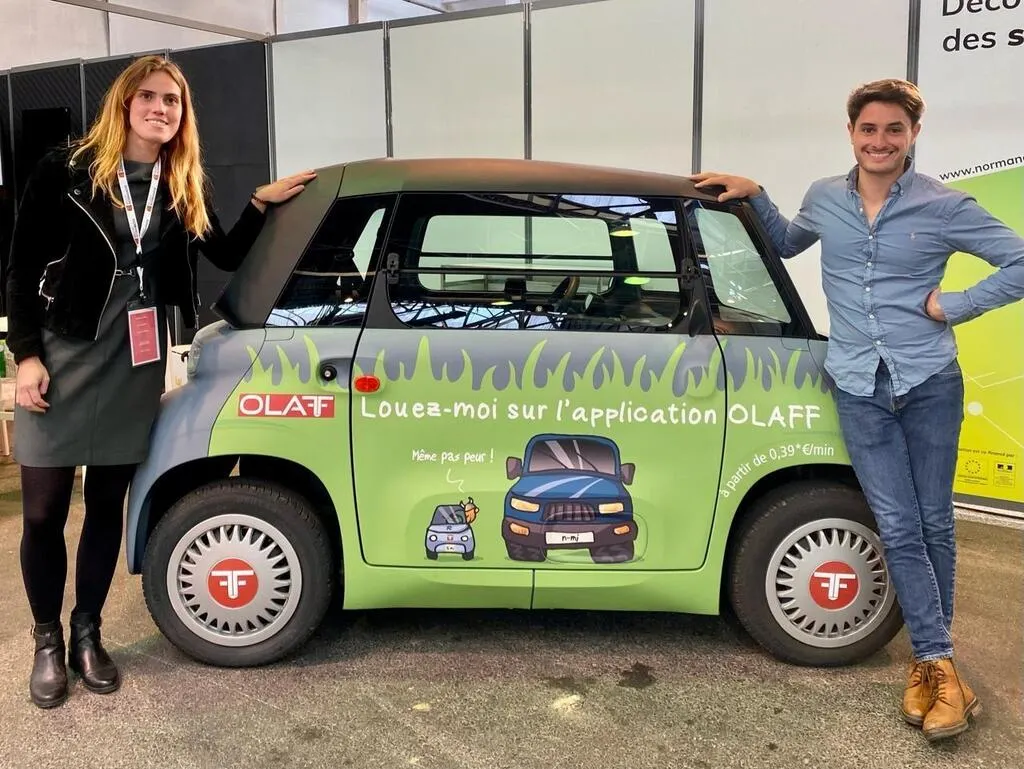 La société Olaff propose des voitures sans permis, en libre-service, sur la côte Fleurie - Caen ...