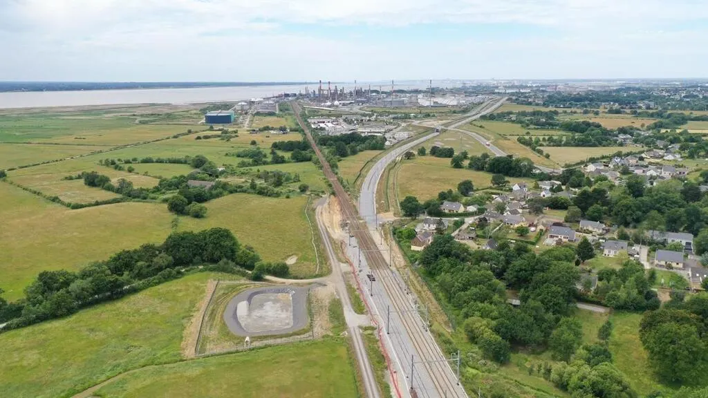 Donges. Contournement de la raffinerie : fin d’un chantier ferroviaire ...