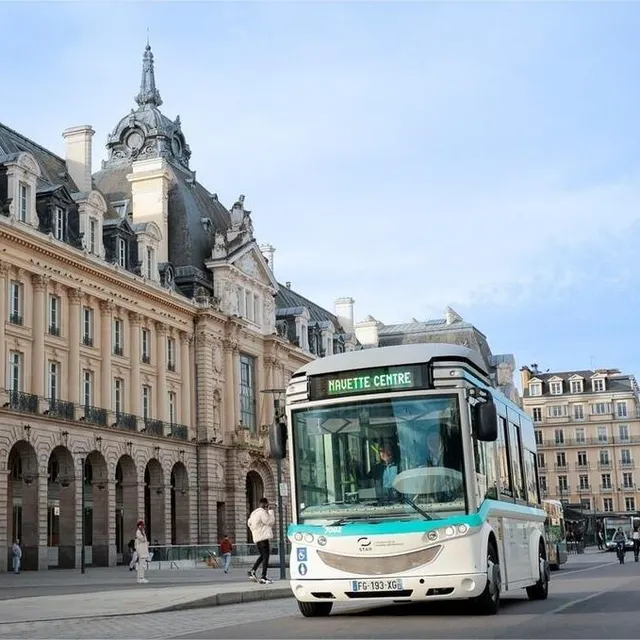 À Rennes, la navette électrique gratuite en service dans le centre ...