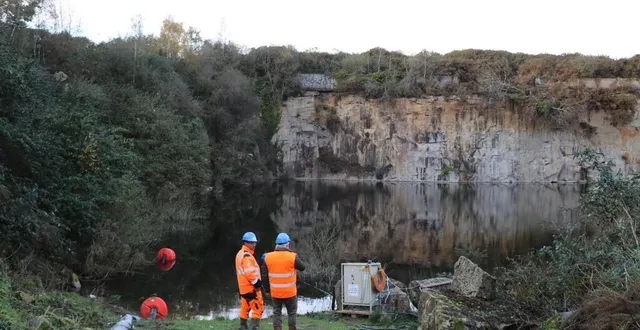Pompée dans d’anciennes carrières, l’eau vient renflouer les réserves ...
