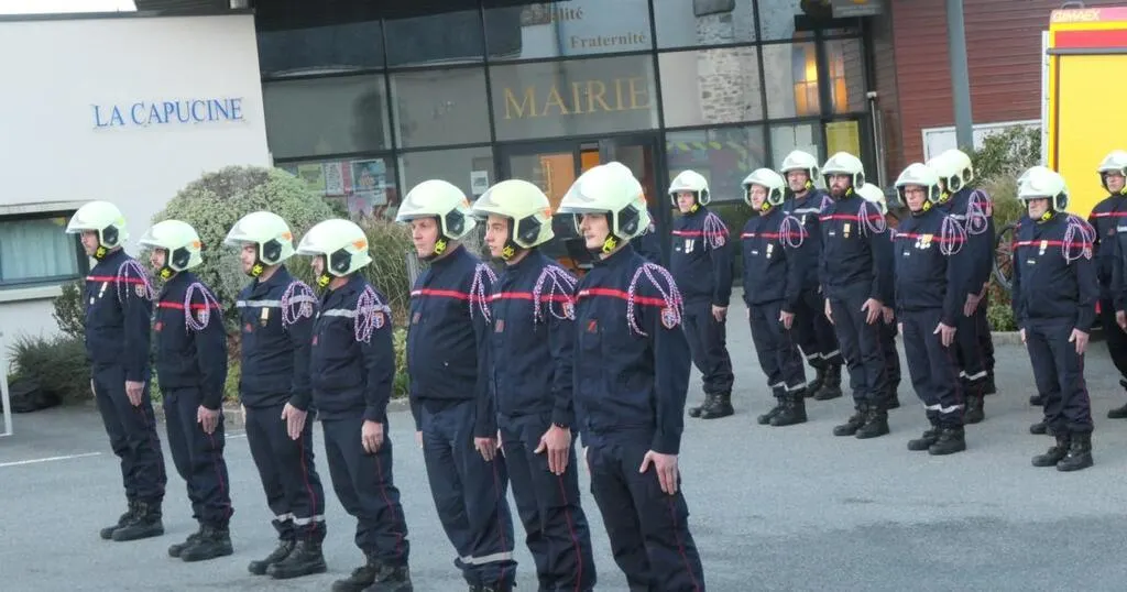 Saint-Jean-sur-Mayenne. Huit pompiers mis à l’honneur lors de la Sainte ...