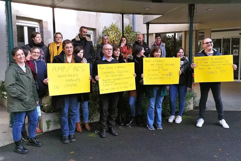 Une action de débrayage au Village Santé Saint-Joseph de Montrevault ...