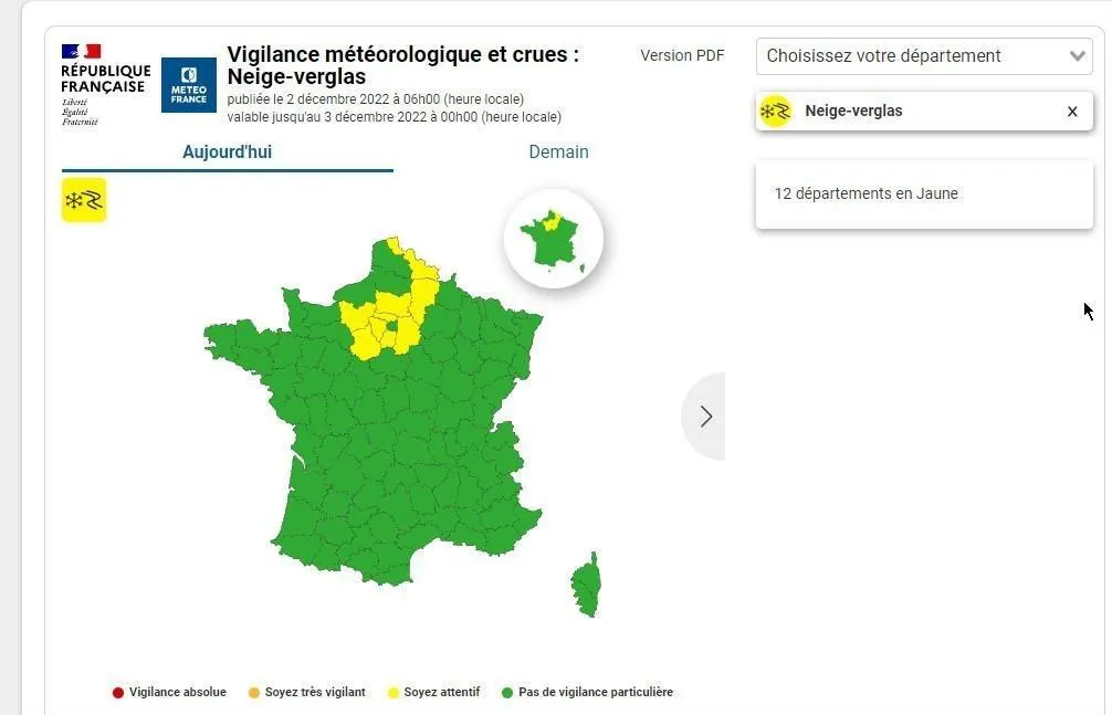 Météo en Normandie. Quelques flocons de neige attendus ce week-end - Cherbourg.maville.com