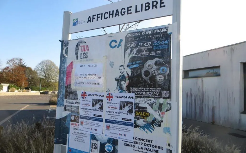 Bouaye. Règlement de l’affichage libre dans la commune - Nantes.maville.com
