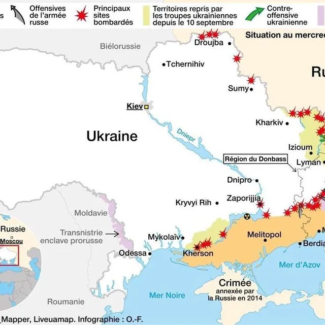 CARTE. Guerre en Ukraine : frappes sur Kiev, trêve de Noël… Le point au ...