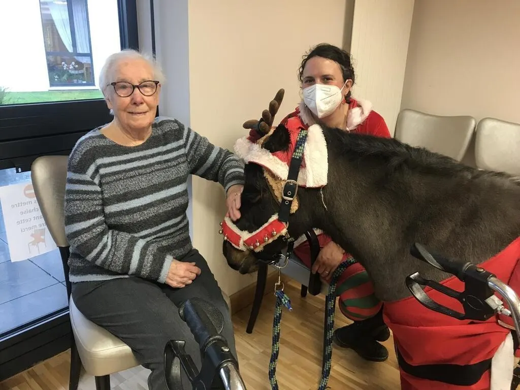REPORTAGE. À l’Ehpad de Plouigneau, les résidents reçoivent la visite d ...