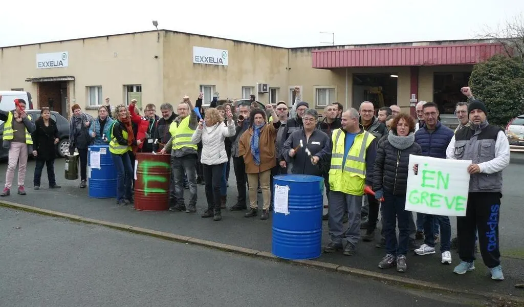 Antigny. Les salariés d’Exxelia en grève - La Roche sur Yon.maville.com
