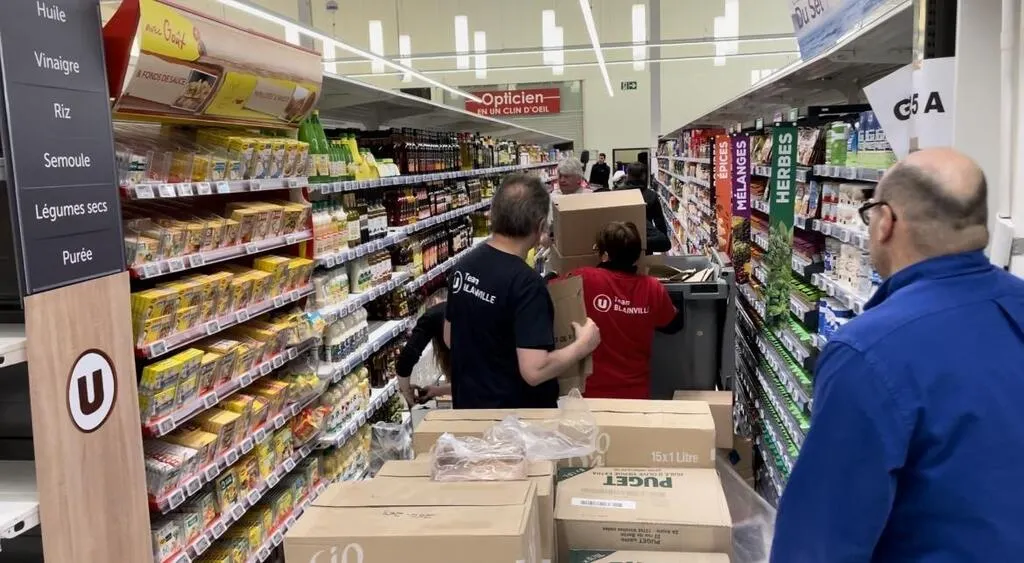 Blainville-sur-Orne. Après le changement d’enseigne, l’Hyper U se ...