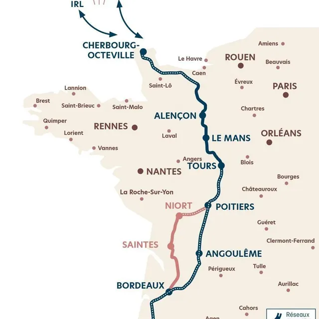 Autoroute ferroviaire Cherbourg-Bayonne: la Brittany Ferries signe un contrat pour l’achat de ...