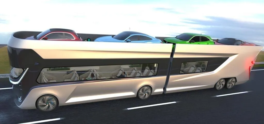 Symone, ce bus qui pourrait révolutionner notre manière de circuler sur l’autoroute - Roubaix ...