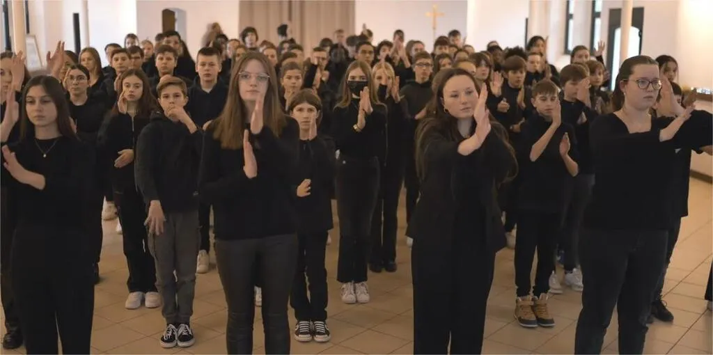 « Fais-moi signe » : leur vidéo en langue des signes, sur la chanson de Hoshi, fait le buzz ...