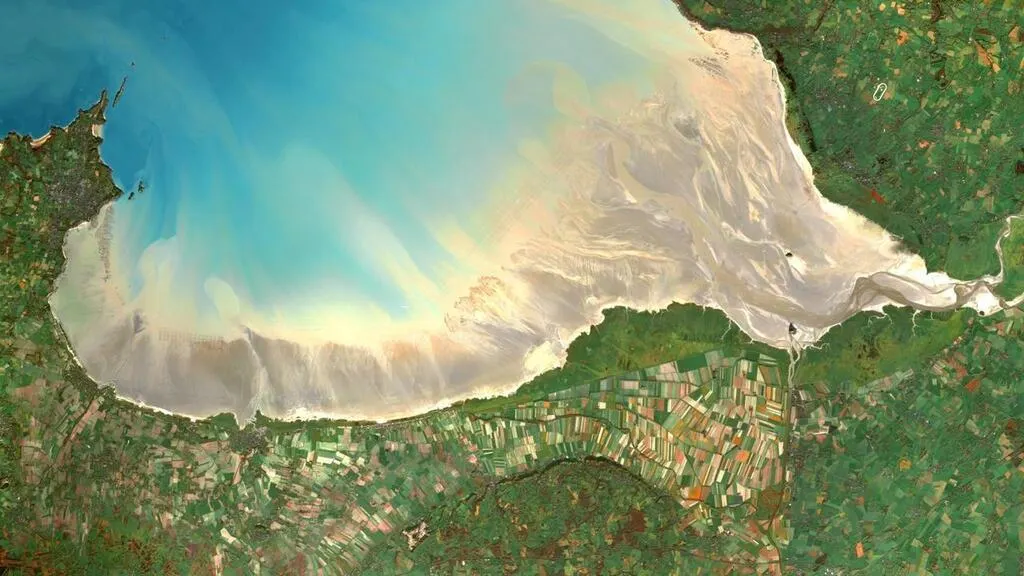 Découvrez une image satellite époustouflante de la baie du Mont-Saint ...