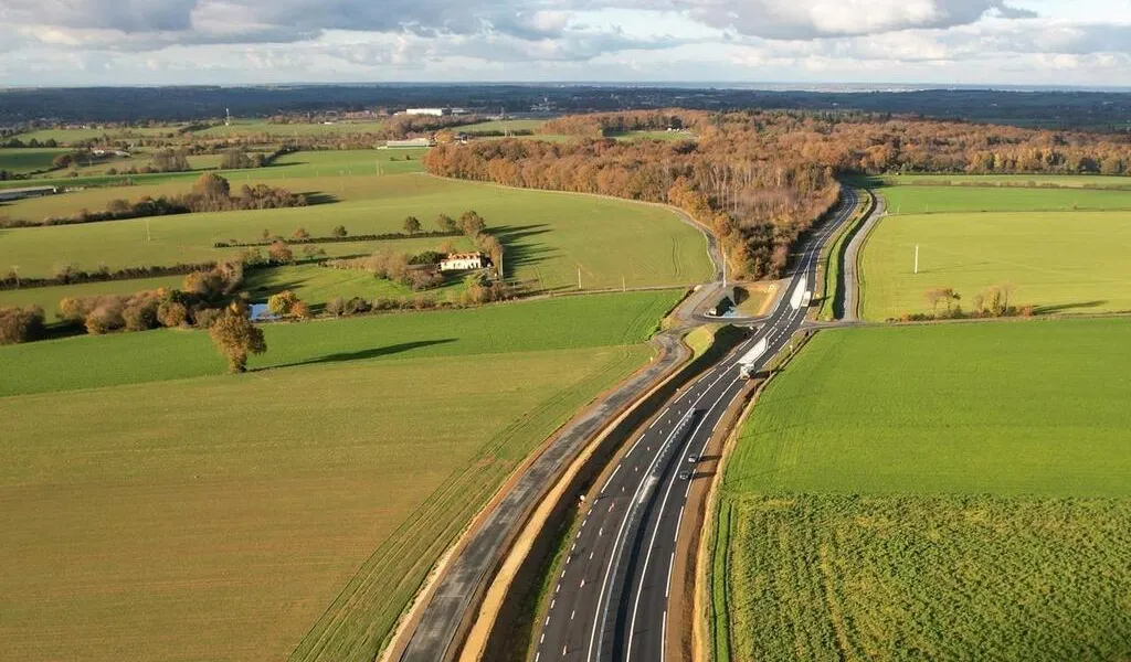 Cette 2 x 2 voies sera inaugurée le 6 février en Maine-et-Loire ...