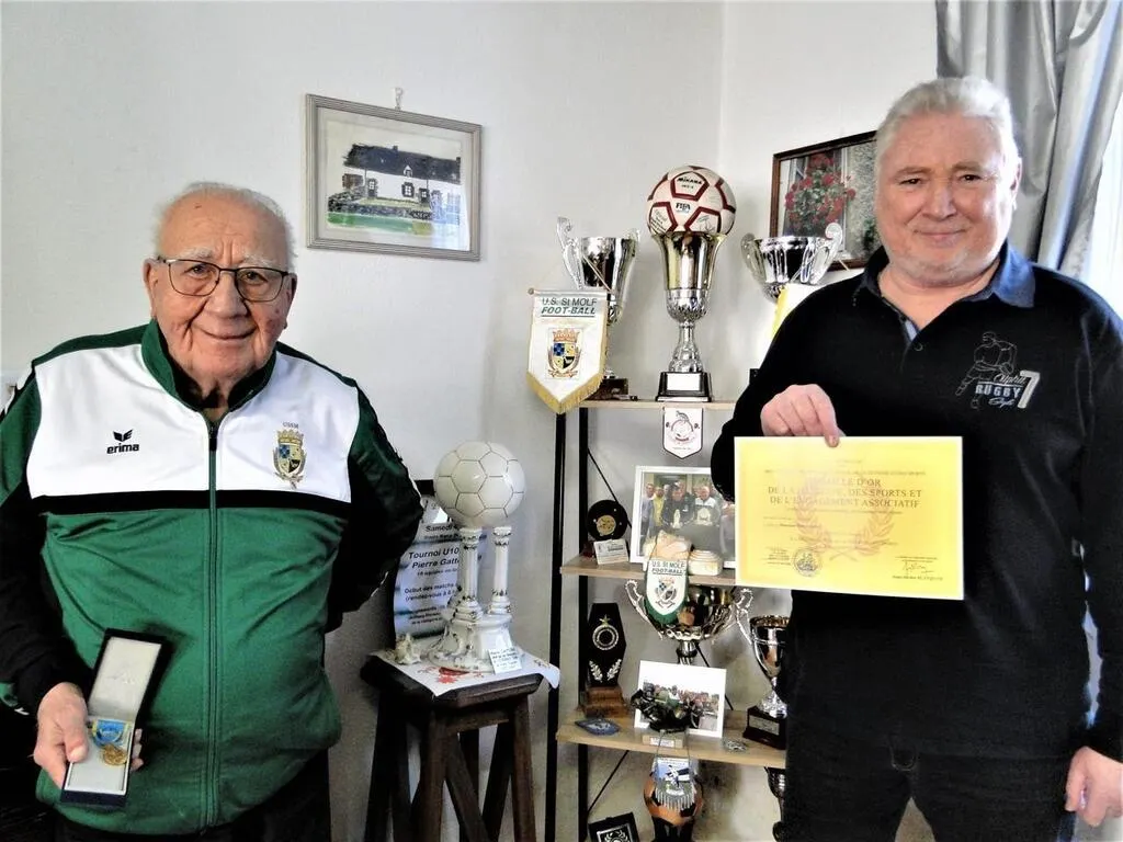 Saint-Molf. Pierre Gattoni médaillé d’or pour engagement dans le foot ...