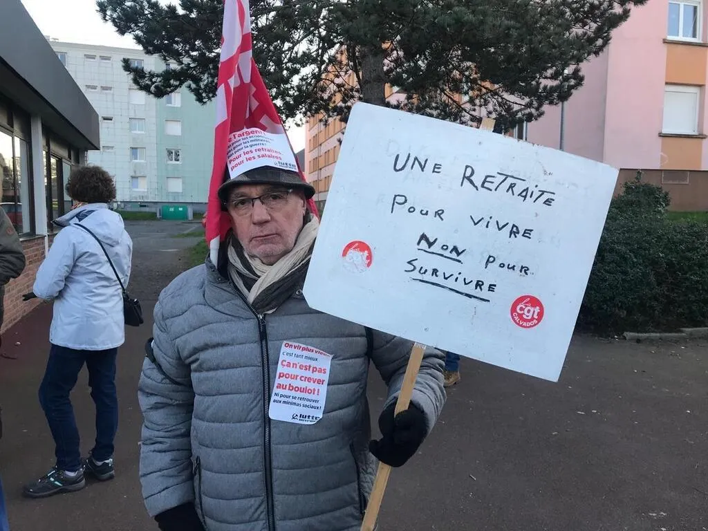Grève du 7 février contre la réforme des retraites. 250 personnes ...