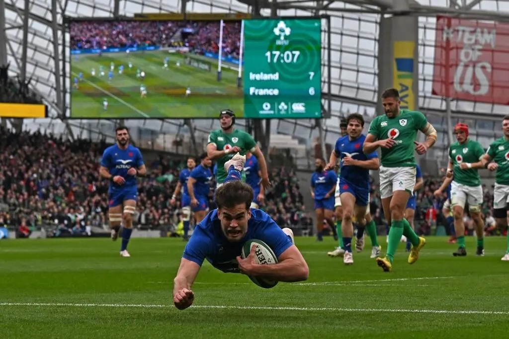 VIDÉO. 6 Nations 2023 : l’essai de Penaud contre l’Irlande élu comme le ...