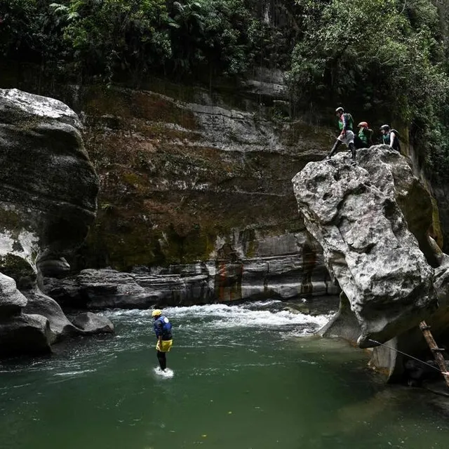 Merveille de la Colombie, le canyon de Guape fait le bonheur des ...