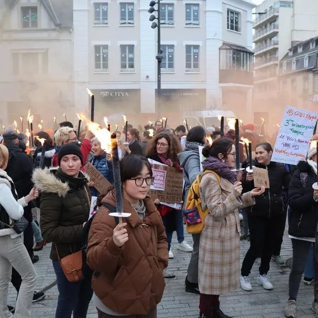 À Saint-Brieuc, 350 personnes marchent pour les droits des femmes ...