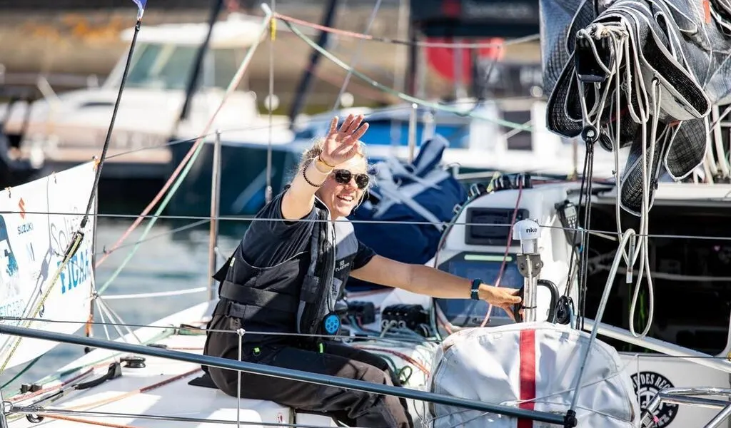 Voile. Solo Maître CoQ. Paul Morvan et Charlotte Yven donnent le ton ...